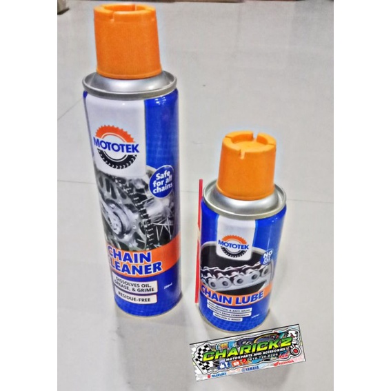 Mototek chain lube and chain cleaner - Original | Shopee Philippines