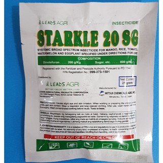 Starkle Systemic Insecticide 25 grams (Leads Agri) | Shopee Philippines