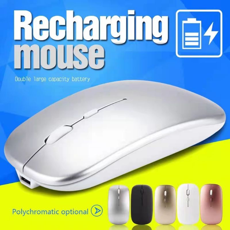 Wireless Mouse Bluetooth Mouse Wireless Optical Rechargeable Wireless ...