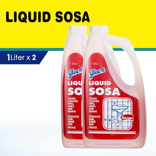 Gleam Liquid Sosa 1L by 2s | Shopee Philippines