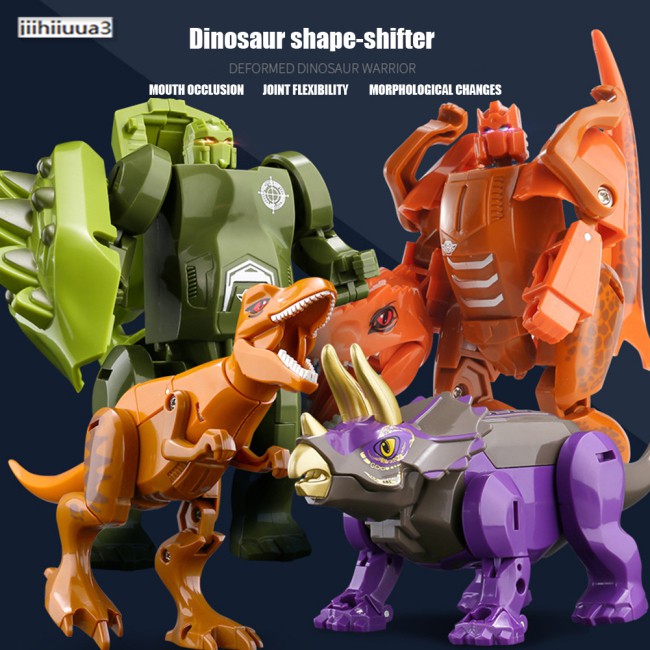 Jiihiiuua3 Boy Toy Deformed Dinosaur Tyrannosaurus Rex Triceratops ...