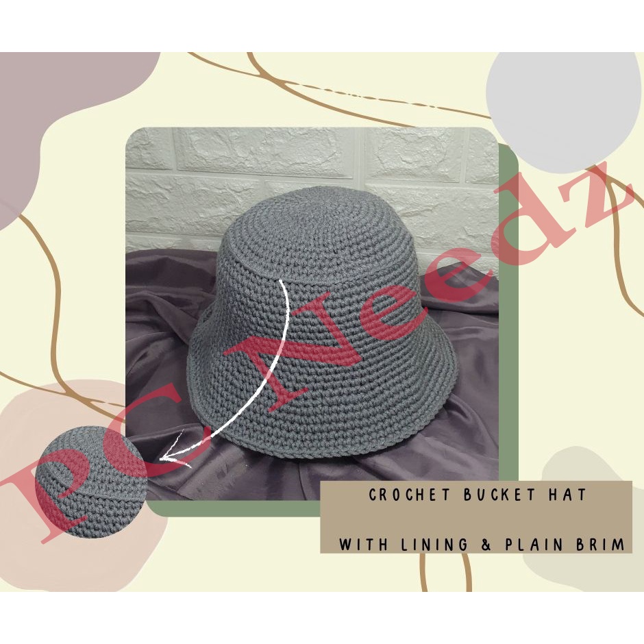Crochet Bucket Hat (ADULT) | Shopee Philippines