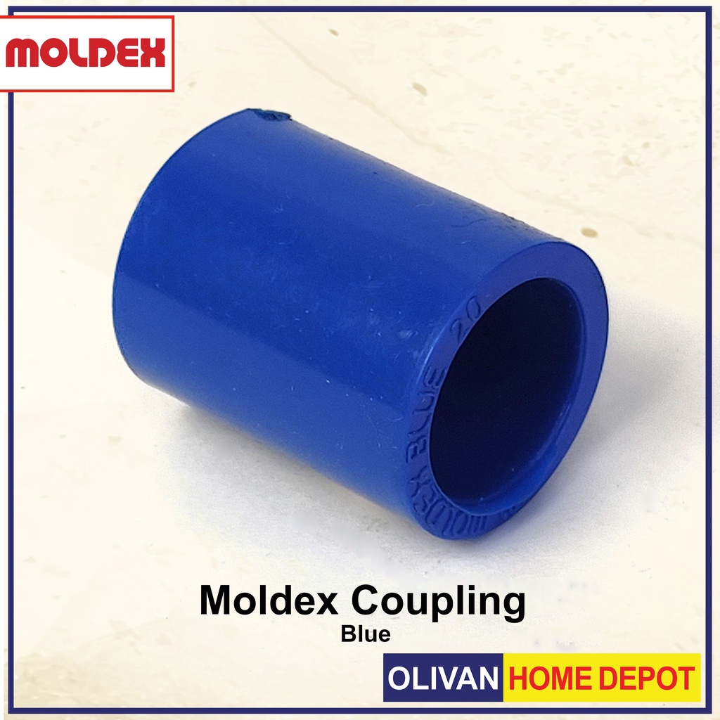 MOLDEX Blue Fittings PVC Coupling Potable Water Piping System 1,1-1/2,1 ...
