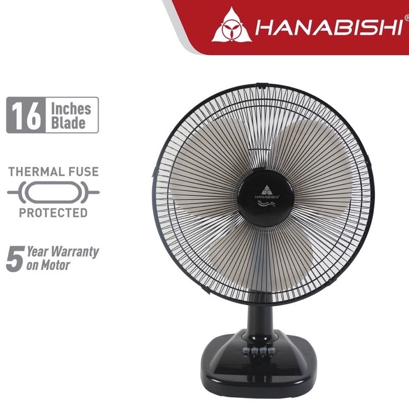 Hanabishi Desk Fan 16 inches Classic Air 16T | Shopee Philippines
