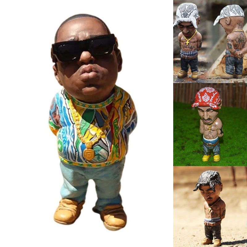 2Pac Shakur The Notorious B.I.G. Biggie Small Wallace Action Figure Rap ...