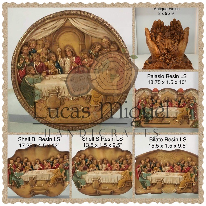 Resin Last Supper (House decor) | Shopee Philippines