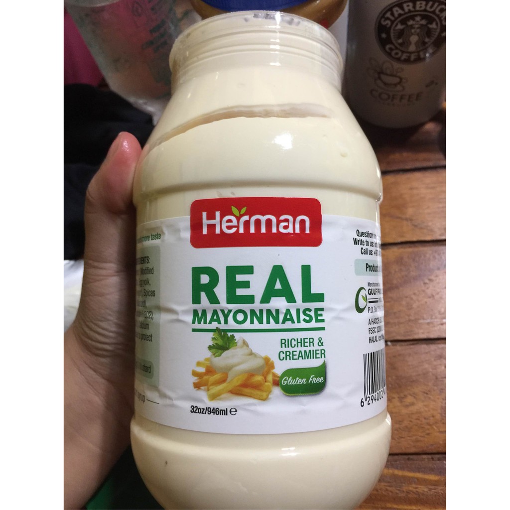 Herman Real Mayonnaise 946 mL | Shopee Philippines