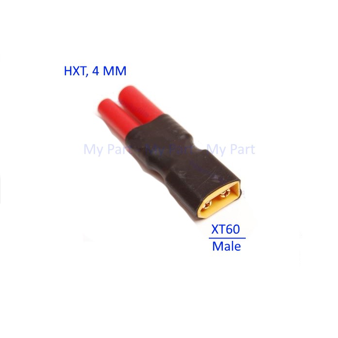 Xt60 Male To HXT 4MM Connector (Convert) | Shopee Philippines