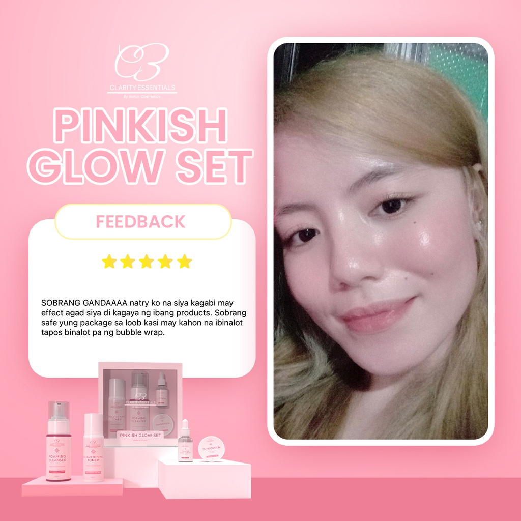 Pinkish Glow Set | Pinkish Glow | GLASS SKIN Facial Set Clarity ...
