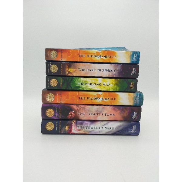 Preloved Books By Rick Riordan Hidden Oracle Tower Of Nero Burning