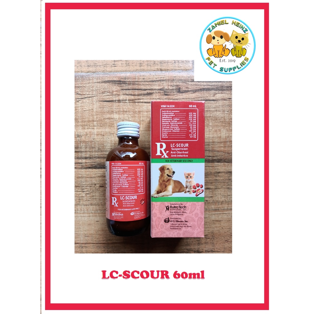 LC-SCOUR Suspension Anti-Diarrheal | Anti-Infection 60ml | Shopee ...