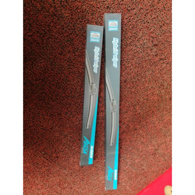 Wiper Blade Brio 2016 2023 22 16 Banana Type Rubber Material Shopee