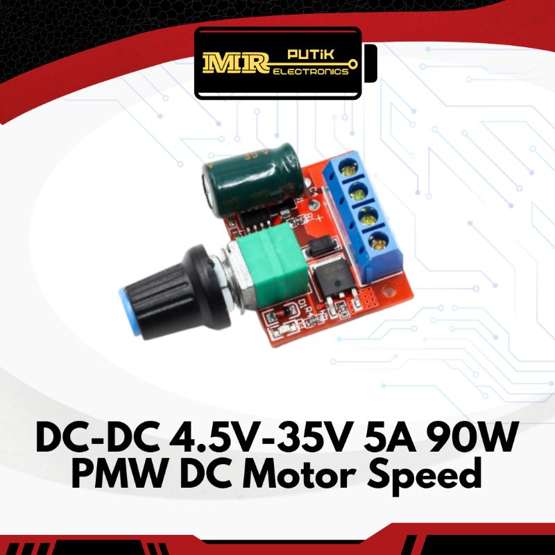 DC-DC 4.5V-35V 5A 90W PWM DC Motor Speed | Shopee Philippines