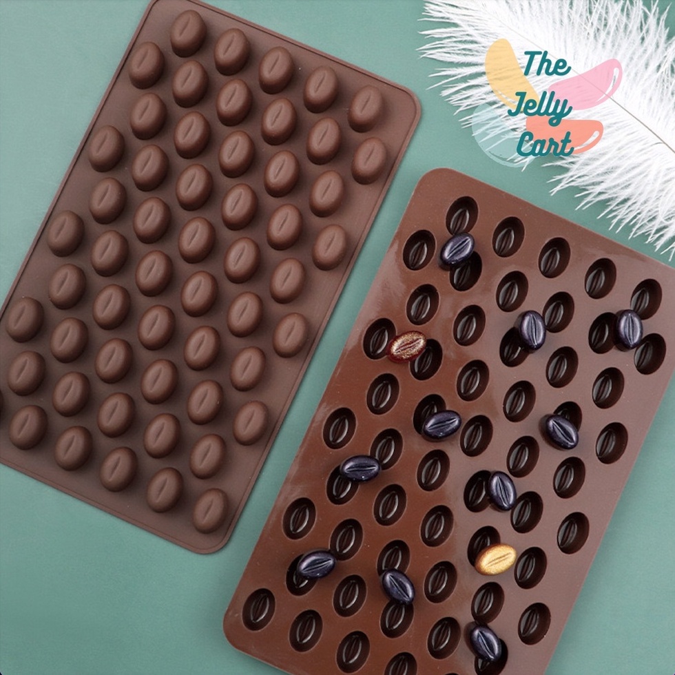 Coffee Bean Singles Chocolate Silicone Molder for Baking Cake DIY Resin ...