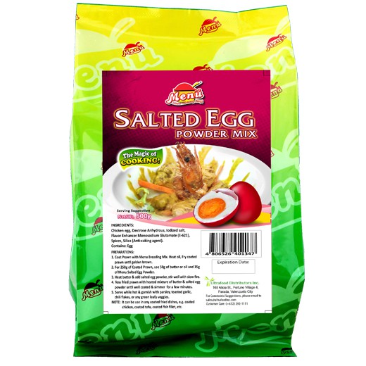Menu Salted Egg Powder 500g Shopee Philippines