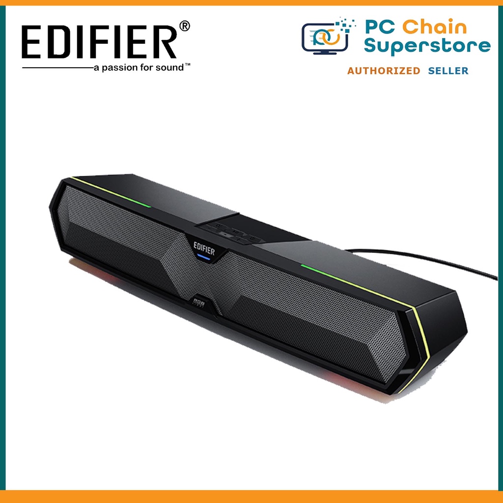 Edifier MG300 Desktop Tabletop Gaming Bluetooth Speaker - BT 5.3 & USB | Dual Drivers | RGB ...
