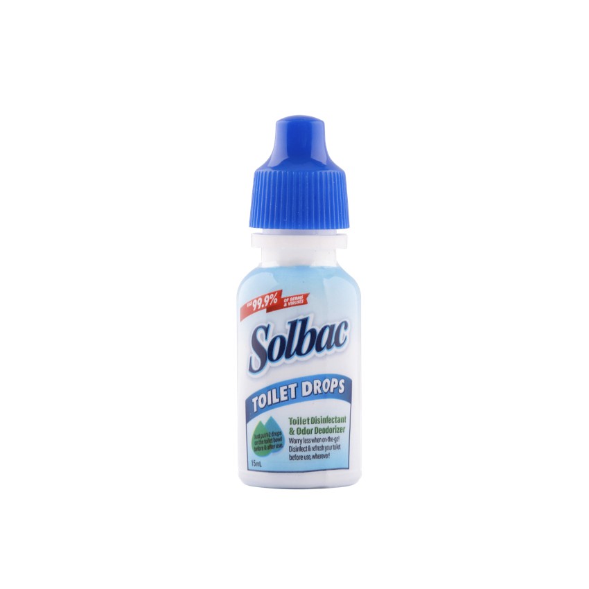 Solbac Toilet Deodorizer Drops 15mL | Shopee Philippines