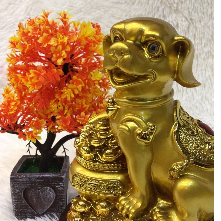 Fengshui Lucky Charm Dog Display 8inches | Shopee Philippines
