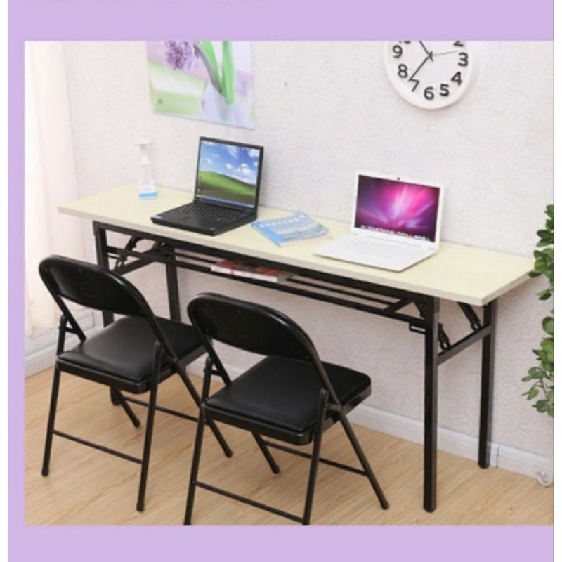 Training Table Computer Table Working Table Foldable 120cm | Shopee ...
