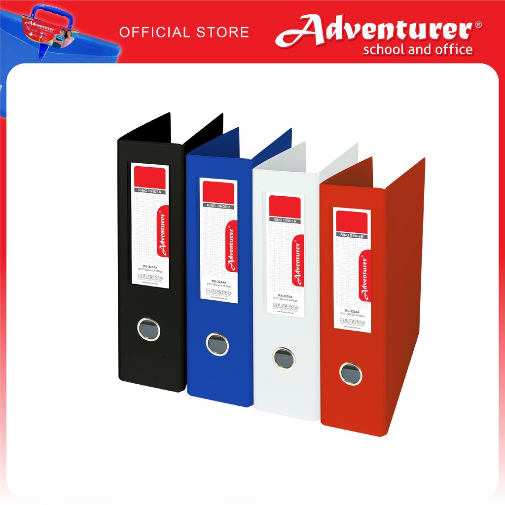 Adventurer Ring Binder, 3-Ring Binder, 2.5" - A4 Size | Shopee Philippines