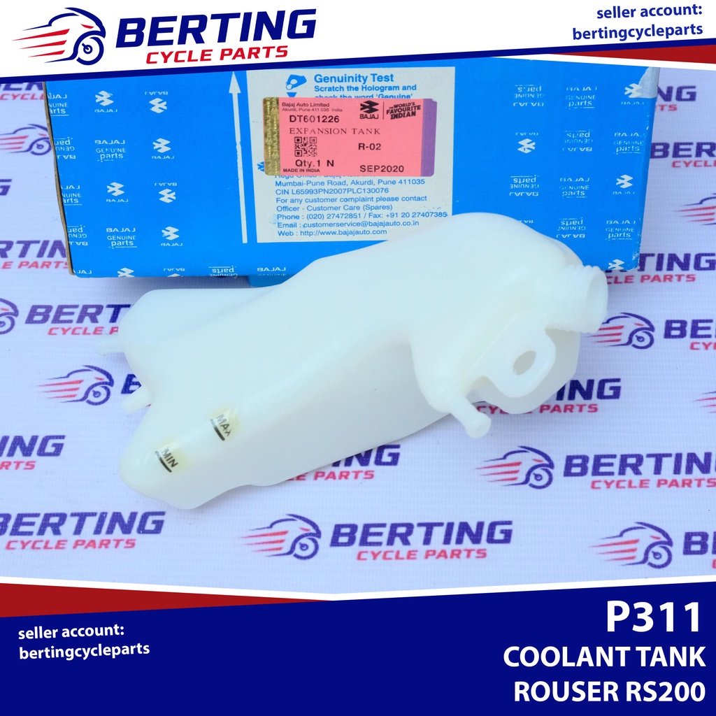 COOLANT TANK EXPANSION TANK Rouser RS200 Genuine DT601226 | Shopee ...