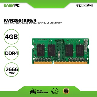 Kingston KVR26S19S6/8 8gb 1x8 or KVR26S19S6/4 4gb 1x4 2666mhz Ddr4 ...