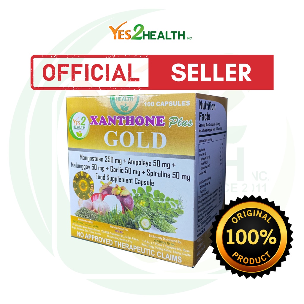 Xanthone Plus Gold Food Supplement Capsule (10 Capsules) | Shopee ...
