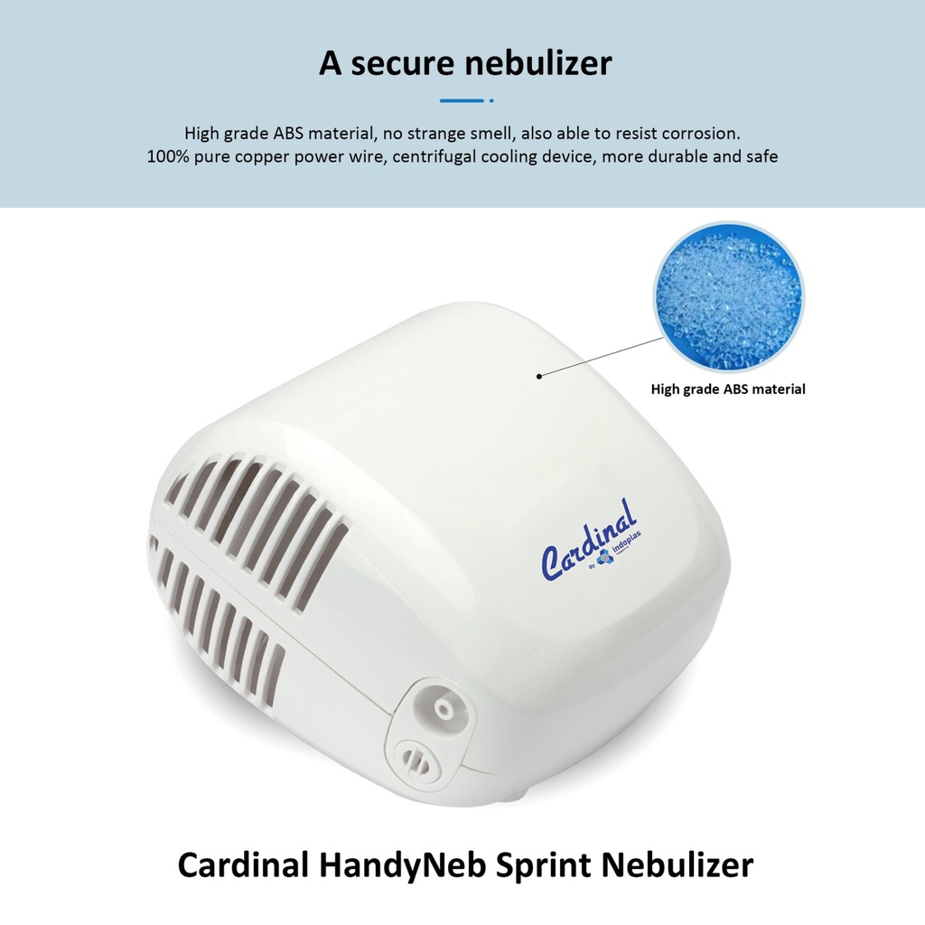 Indoplas Cardinal Handyneb Sprint Nebulizer - With Accessories | Shopee ...