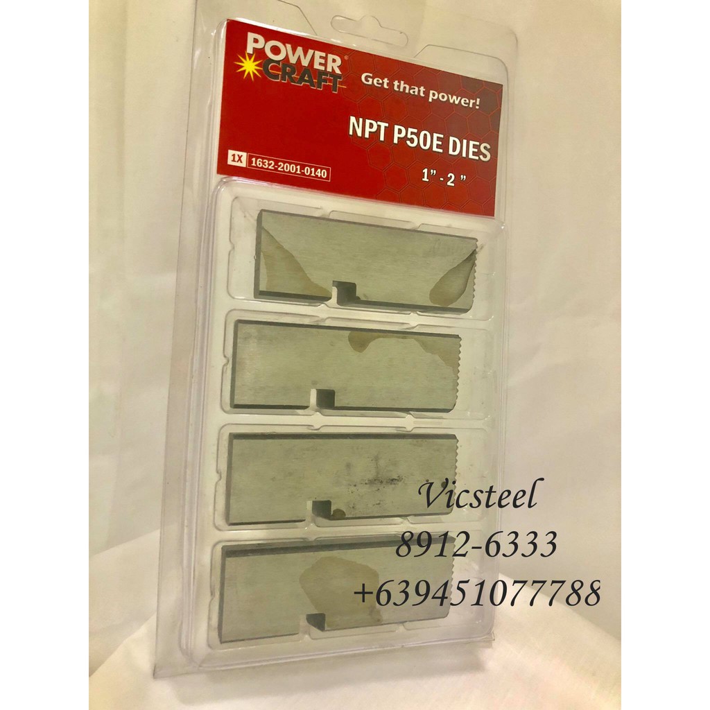Powercraft Pipe Die 1/2-3/4 or 1-2 " for Powercraft Threading Machine 1 ...