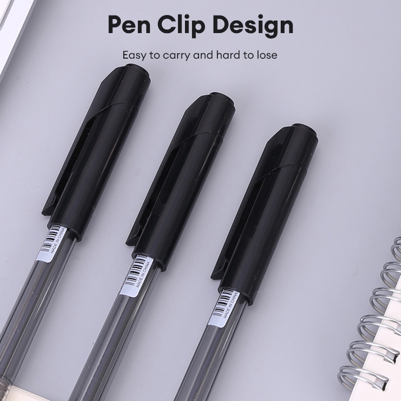 Deli 1PC Arrow Ballpoint Ballpen 0.7mm Black EQ00920 | Shopee Philippines