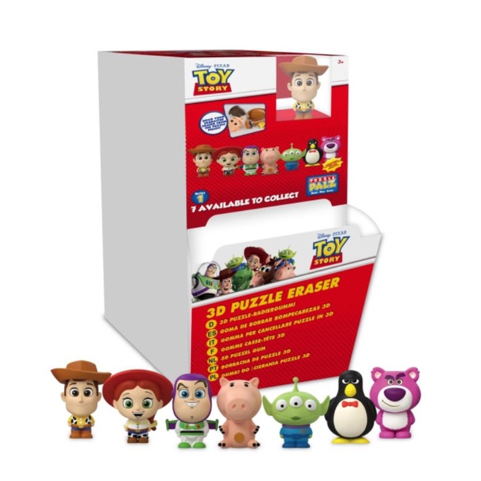 Puzzle Palz - Toy Story Collectible 3D Eraser Mystery Pack | Shopee ...