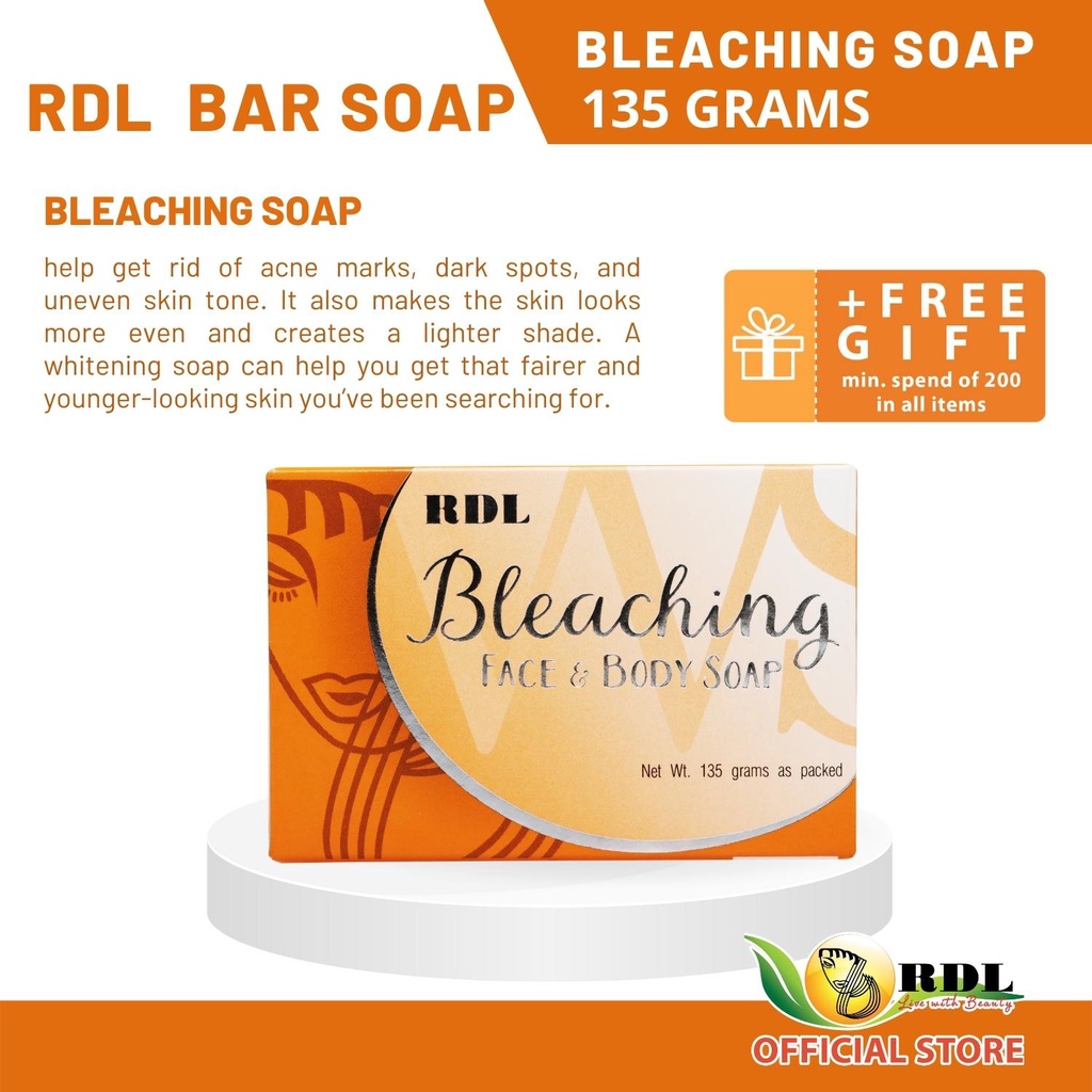 RDL Bleaching Soap 135g | Shopee Philippines