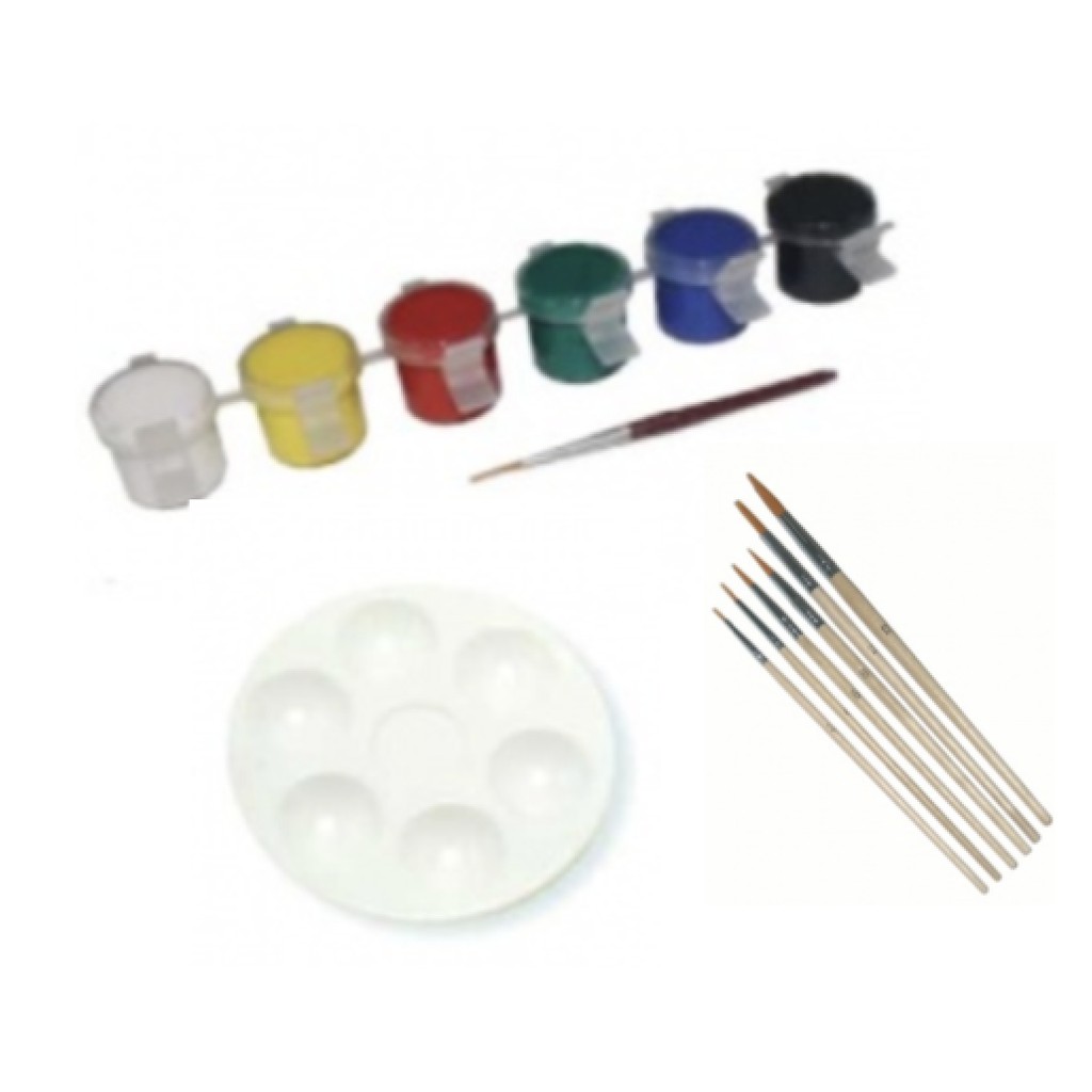 Poster Color Watercolor Paint Set 6 Colors Set school supplies | Shopee ...