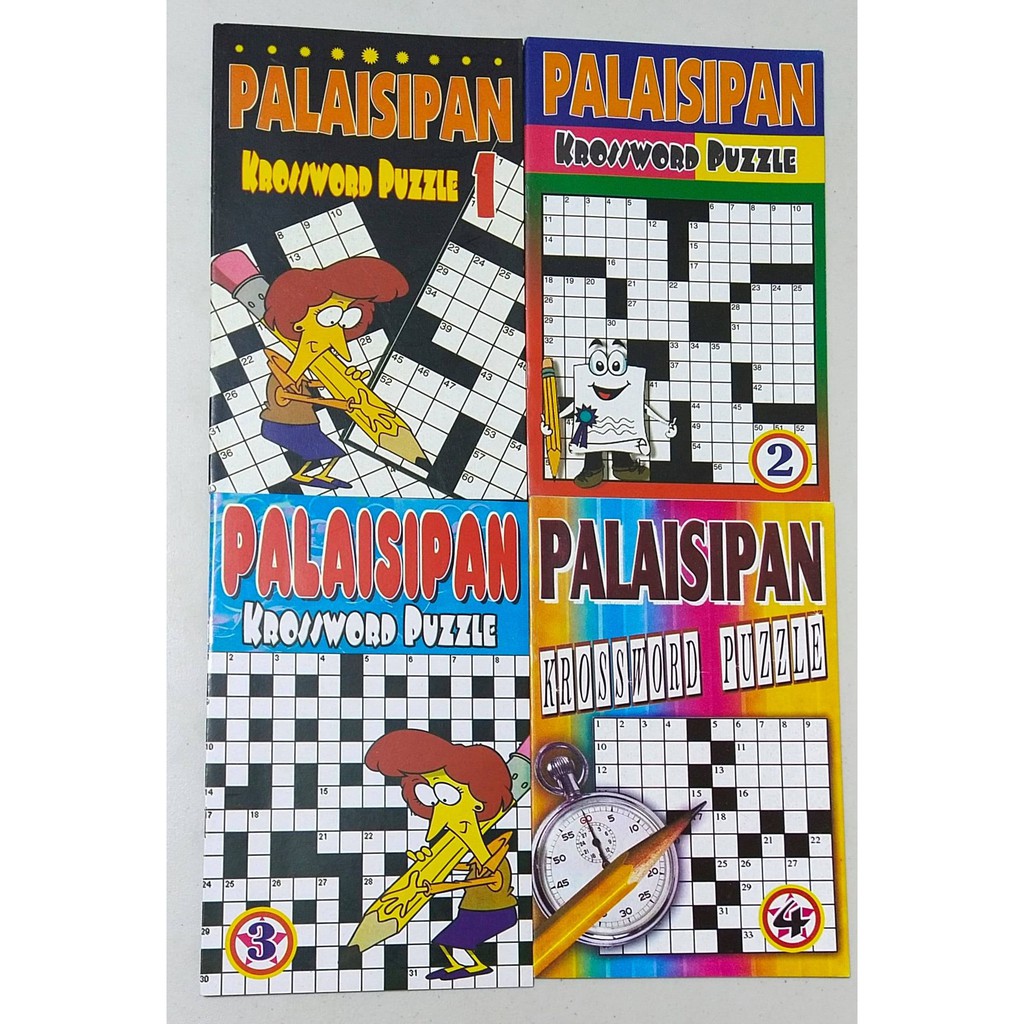 PALAISIPAN (KROSSWORD PUZZLE) Book # 1 - 20, 32 PAGES | Shopee Philippines
