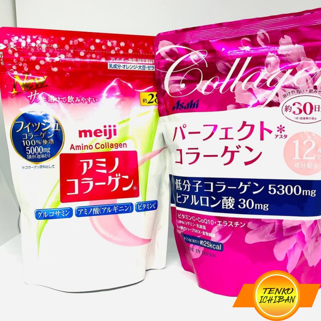 ASAHI & MEIJI AMINO COLLAGEN POWDER | Shopee Philippines