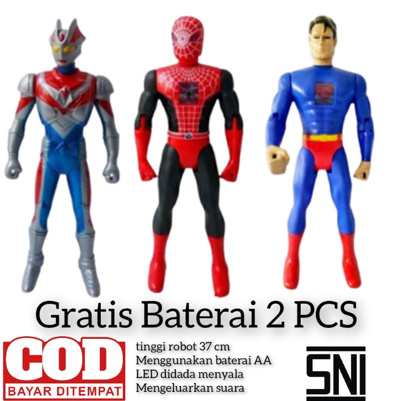 Spiderman robot Toys - Ultraman Robots - Superman Robots - captain ...