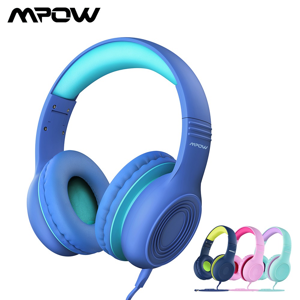 MPOW CH6S Children Kids Headphones Soft Over Ear Volume Limited Safe ...