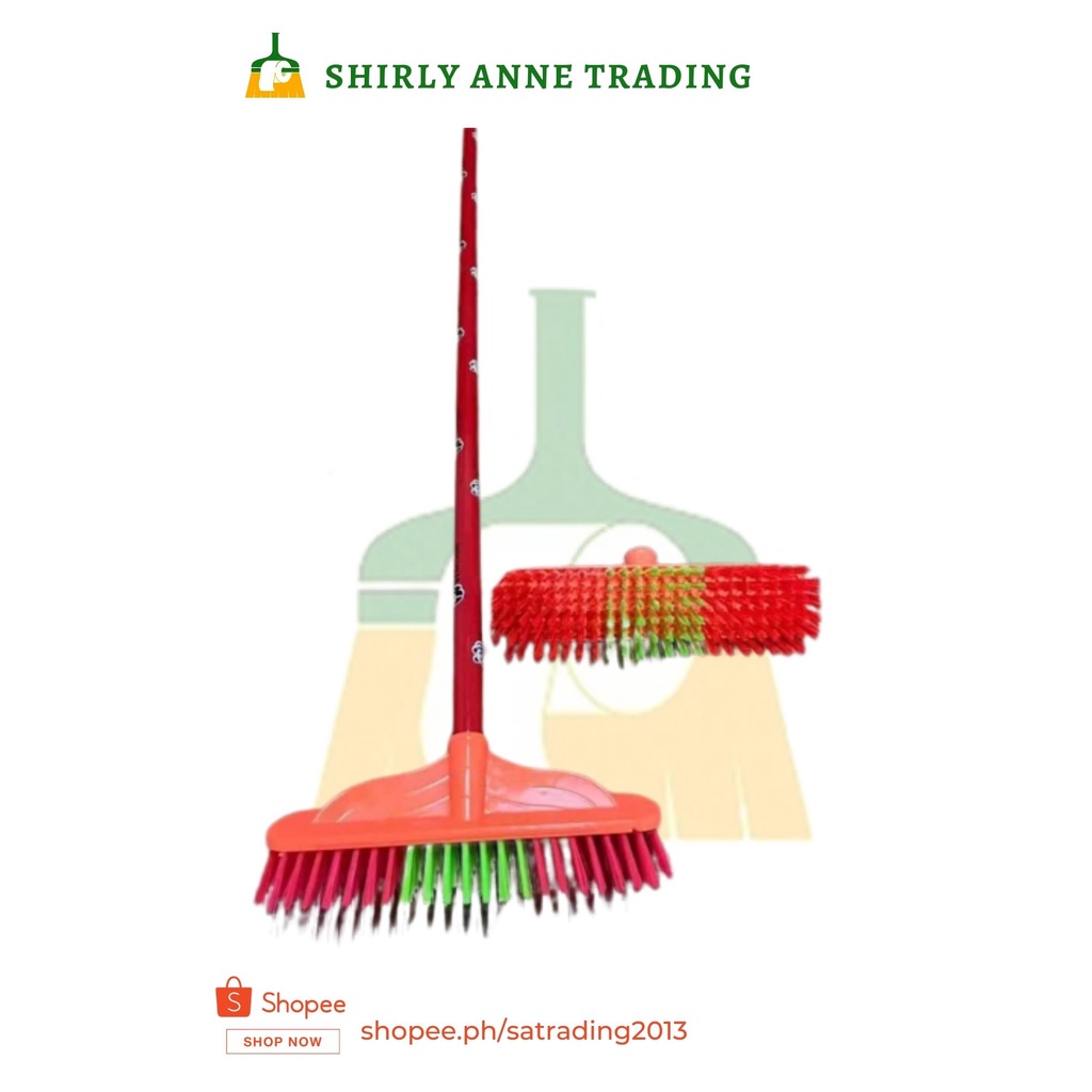 Push Brush, With Handle, Assorted Color, Plastic 1-piece | Shopee ...