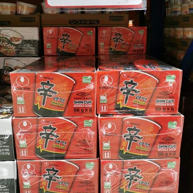 Shin Cup Noodle Soup 6pcs | Shopee Philippines
