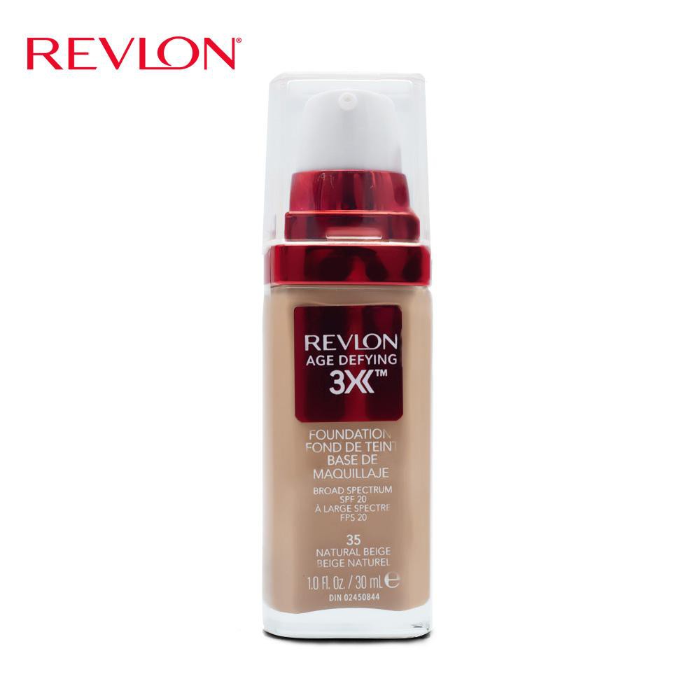 REVLON AGE DEFYING 3X LIQUID FOUNDATION 30 ML | Shopee Philippines