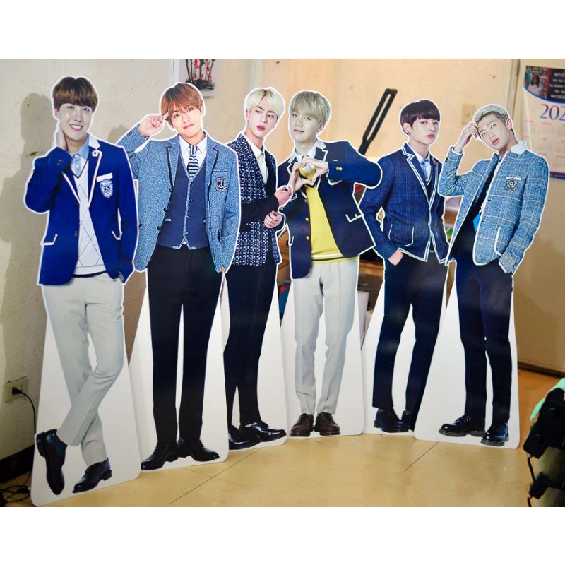 BTS Group Standee (Table Standee, Life sized Standee) | Shopee Philippines