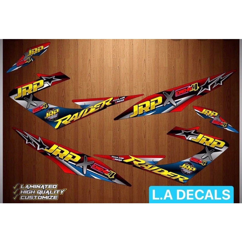 RAIDER 150 CARB JRP X DAENG DECALS with freebies | Shopee Philippines