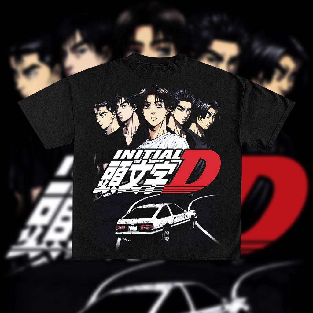 Initial D Oversized Tee | Shopee Philippines