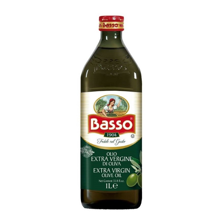 Basso Extra Virgin Olive Oil / Olio Extra Vergine Di Oliva (1Liter ...