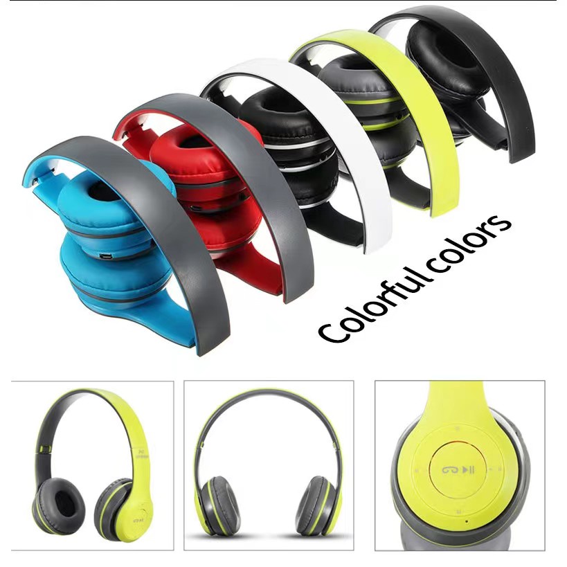 Foldable Bluetooth Wireless On-Ear Headset / Heaphone Rechargeable ...