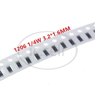 100PCS 0402 0603 0805 1206 SMD chip resistor 2.05K 2.1K 2.15K 2.2K 2 ...