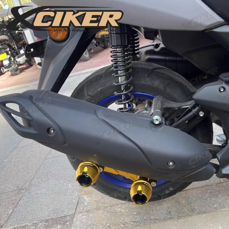 HONDA PCX 160/150/125 Muffler Slider CNC Heavy Duty Motorcycle Exhaust Protector Frame Sliders ...