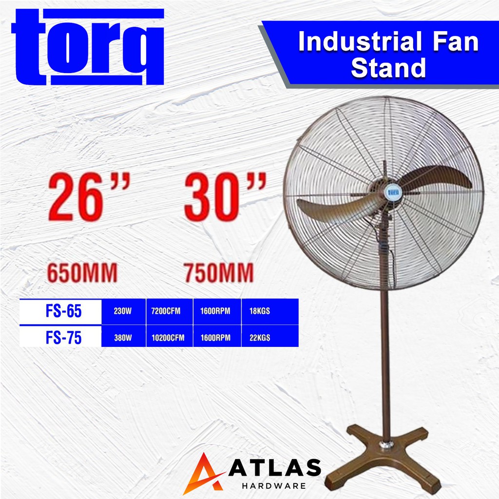Torq Industrial Stand Fan | Shopee Philippines