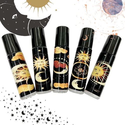 Celestial Moon, Sun and Stars Lip and Cheek Tint Liptint Roller 10ml ...