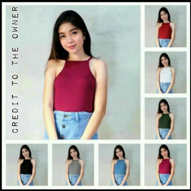 Halter Top for Woman | Shopee Philippines